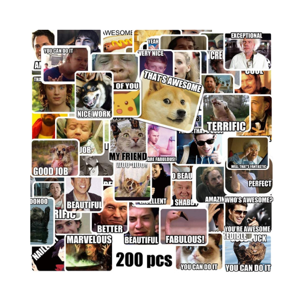 Meme Stickers/Reward For Teachers 200pcs - No Repetitions - Teacher Related