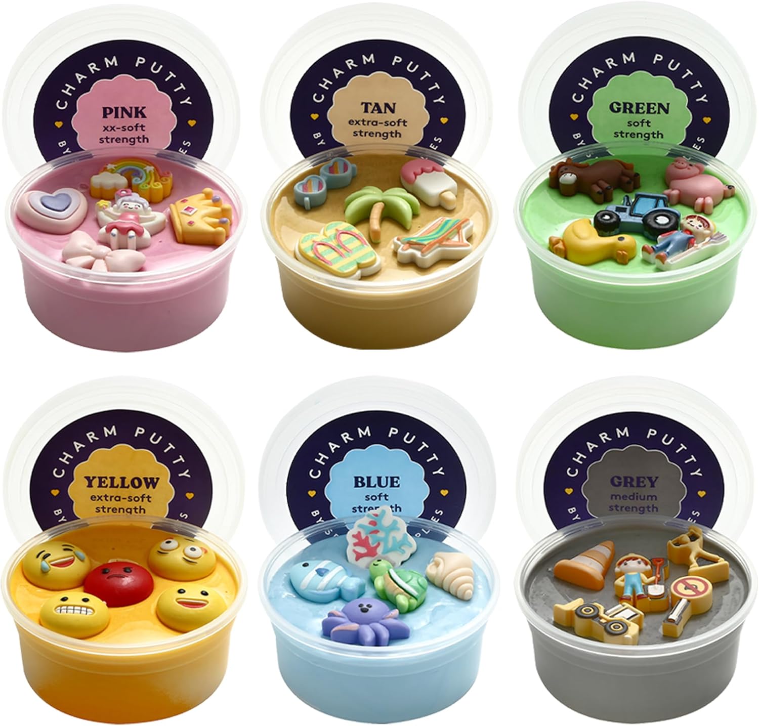pecial Supplies Sensory Therapy Putty with Charms – Fun Hand Exercise ...